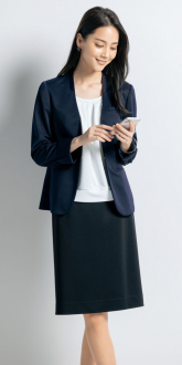 事務服スーツ:ジャケット+タイトスカート|事務服なら事務コレ